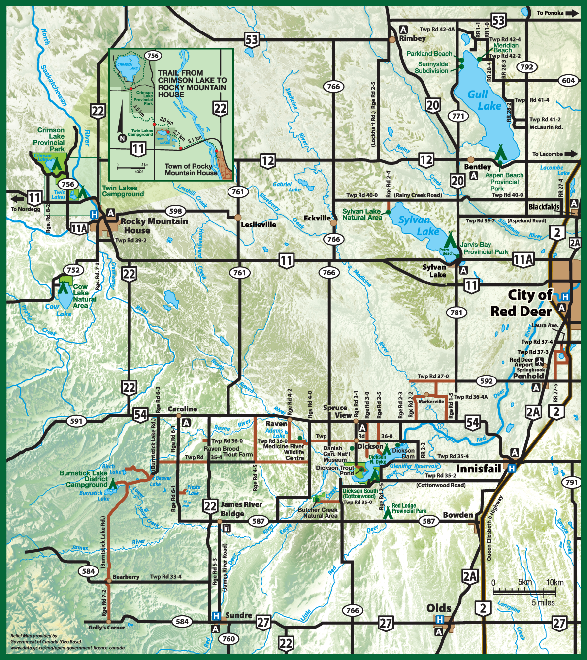Central Alberta West | Birding Trails Alberta